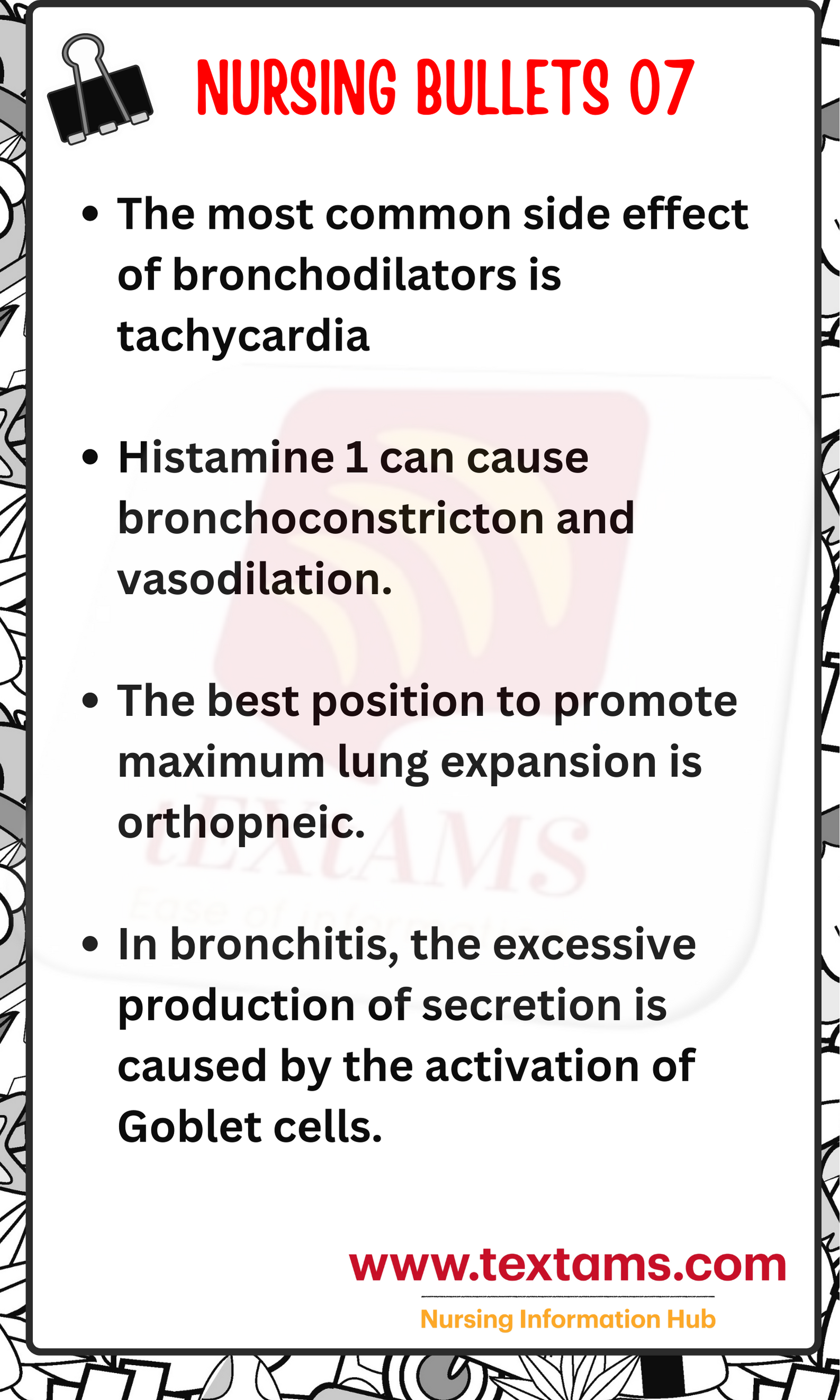 Nursing Bullets – tEXtAMS